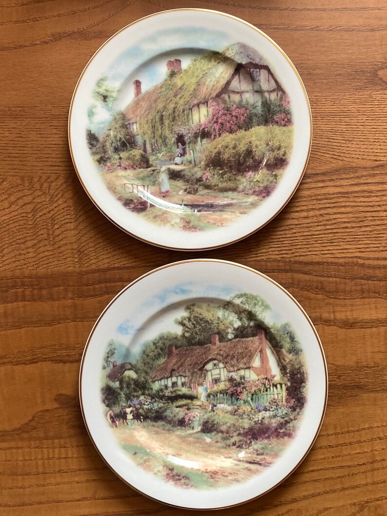 Vintage Kirsty Jane Decorative Plates - Etsy