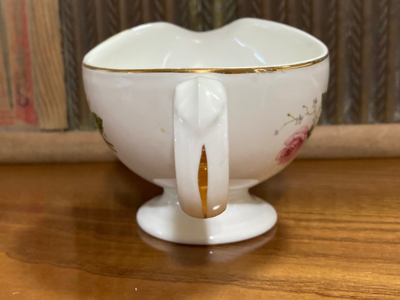 Vintage Garden Rose China Creamer - Etsy