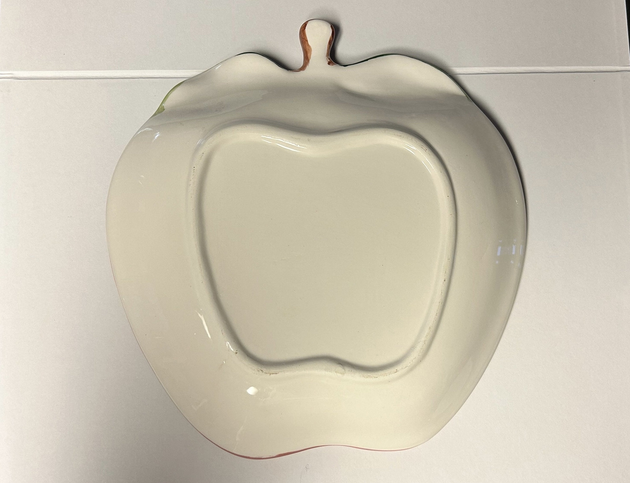 Red Apple Plate - Etsy