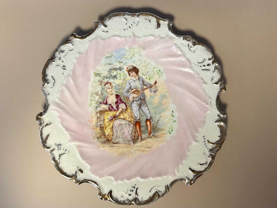 Antique French Provincial Plate - Etsy