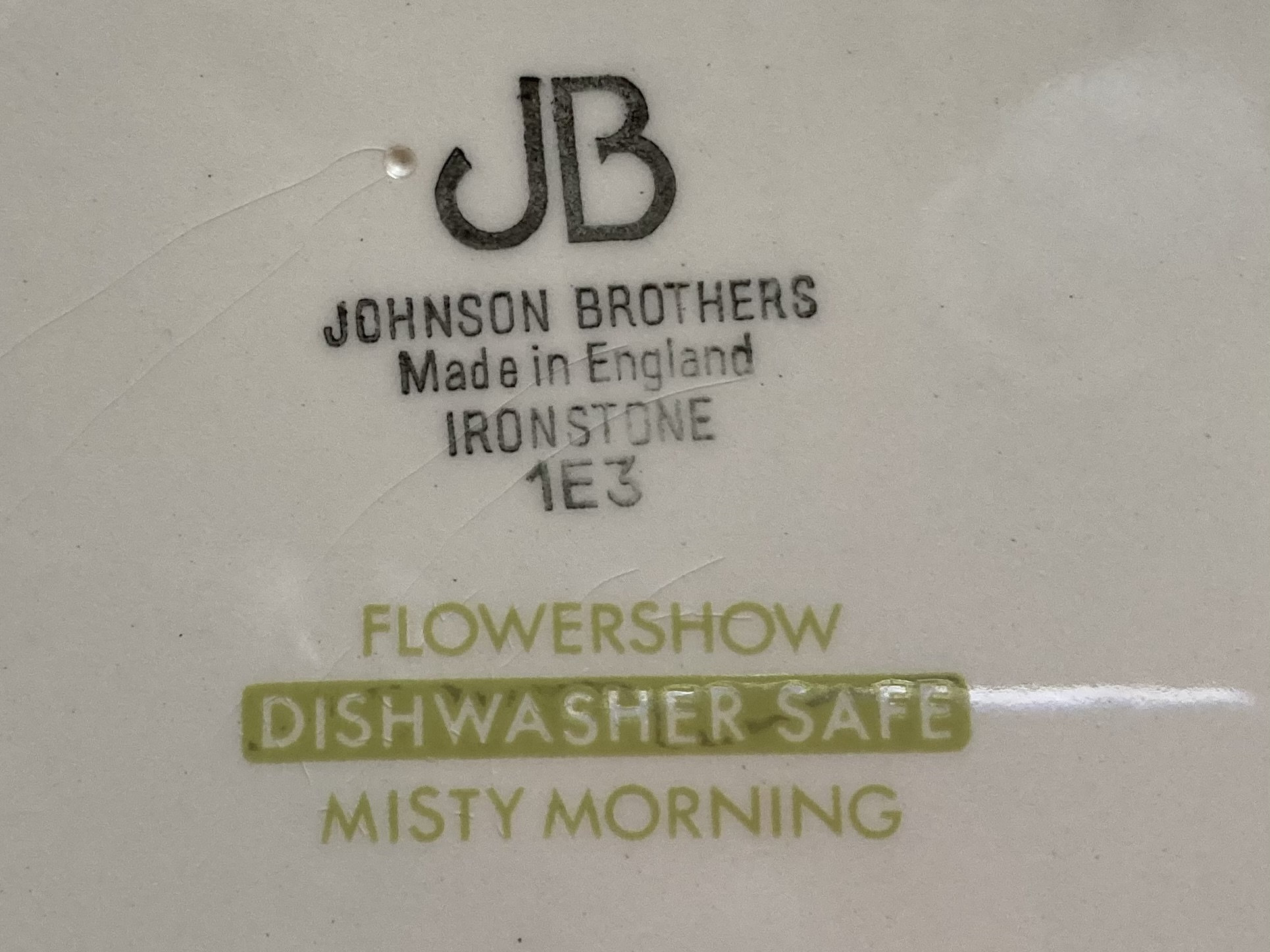 Johnson Brothers Misty Morning Plate - Etsy