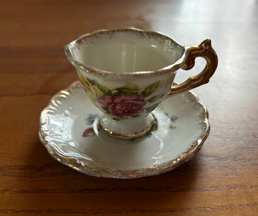 Miniature Victorian Teacup - Etsy