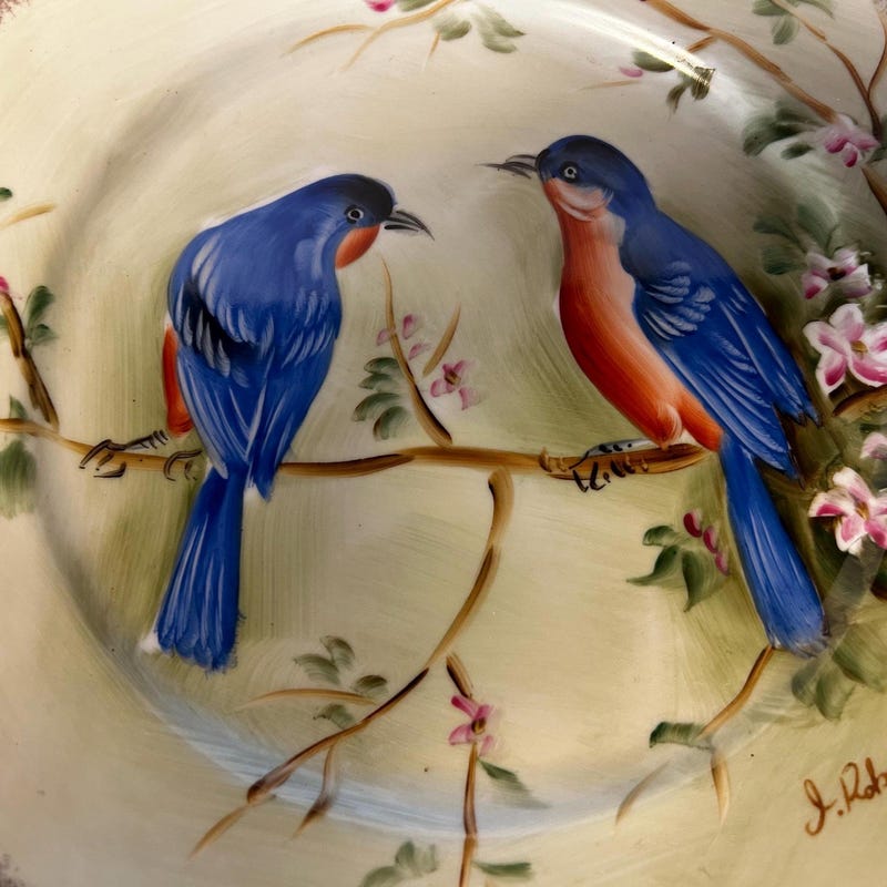 Bluebird Plate - Etsy
