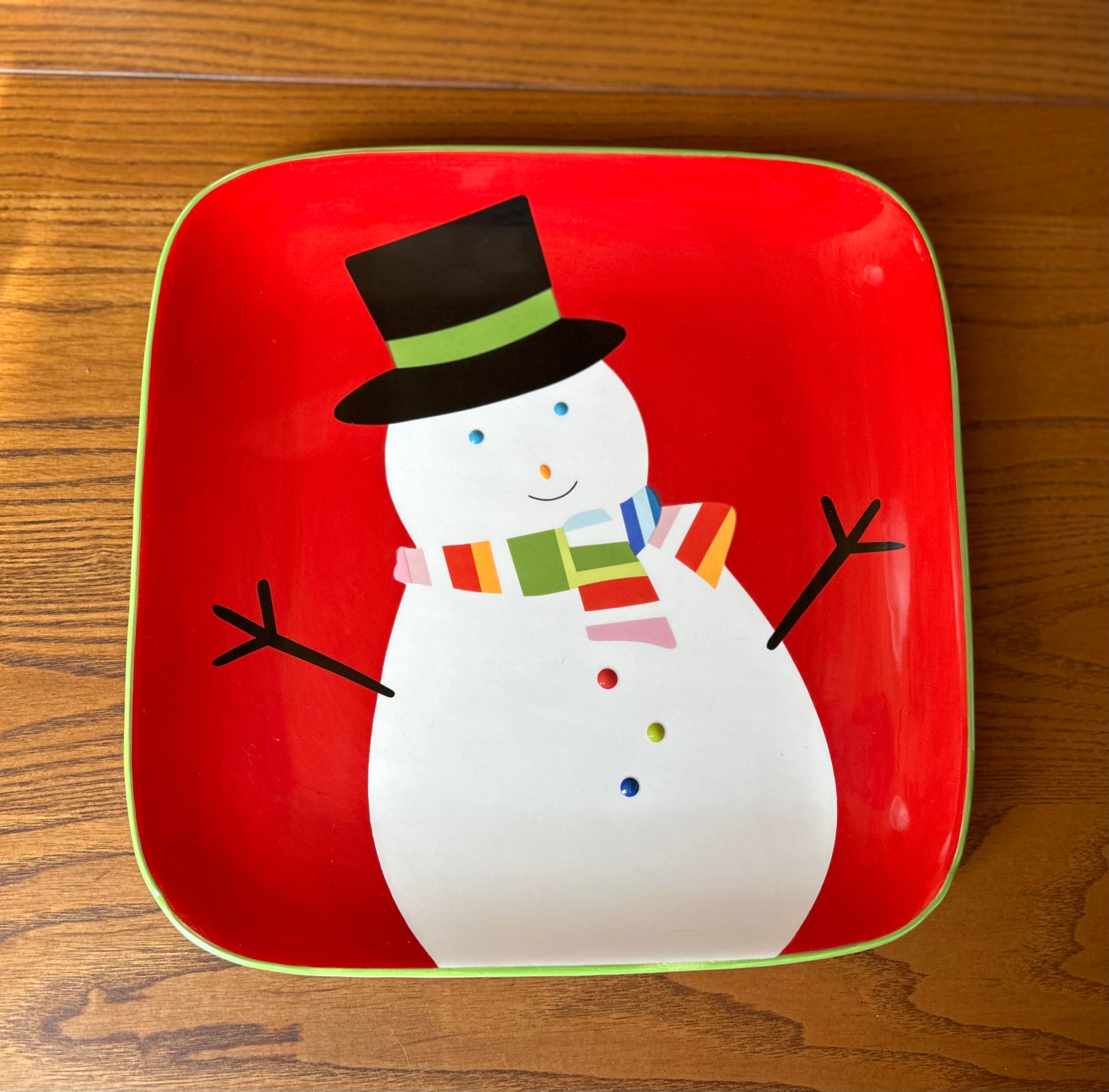 Snowman Serving Plate - Etsy