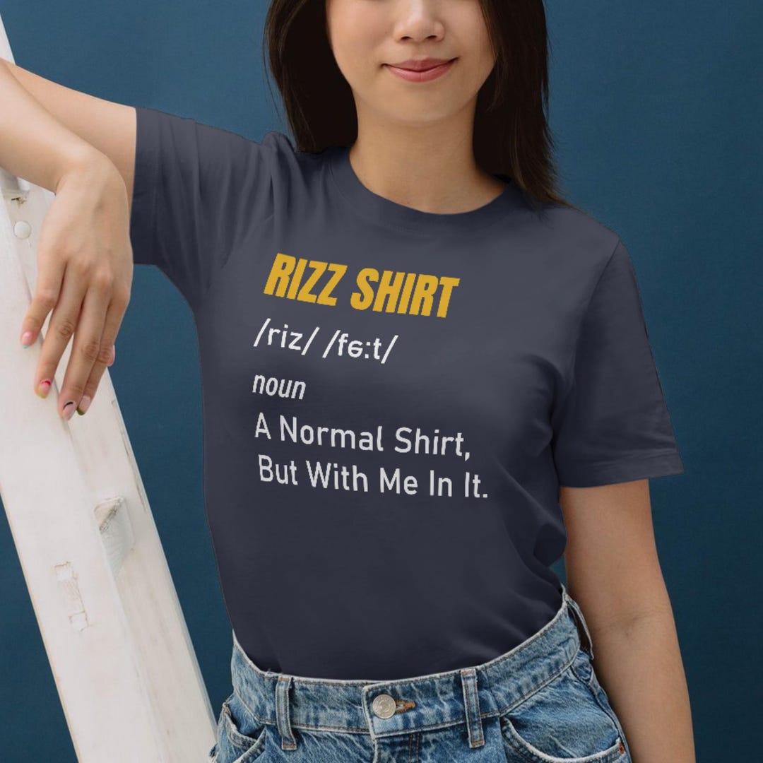 Rizz Definition Shirt, Funny Internet Slang Tee, Cool Meme T-shirt ...