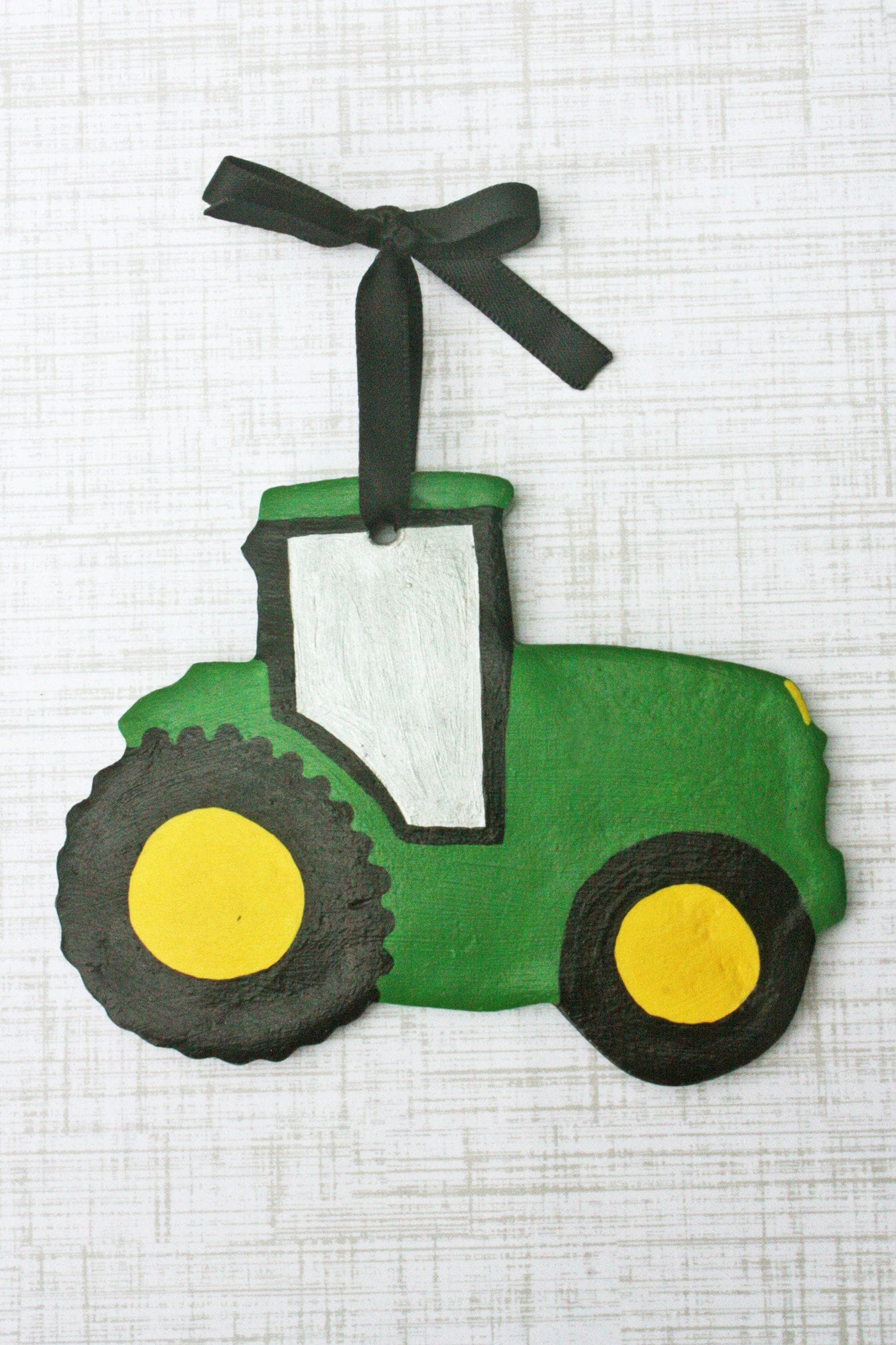 Adorno de tractor verde, Adorno de tractor personalizado, Regalo de ...