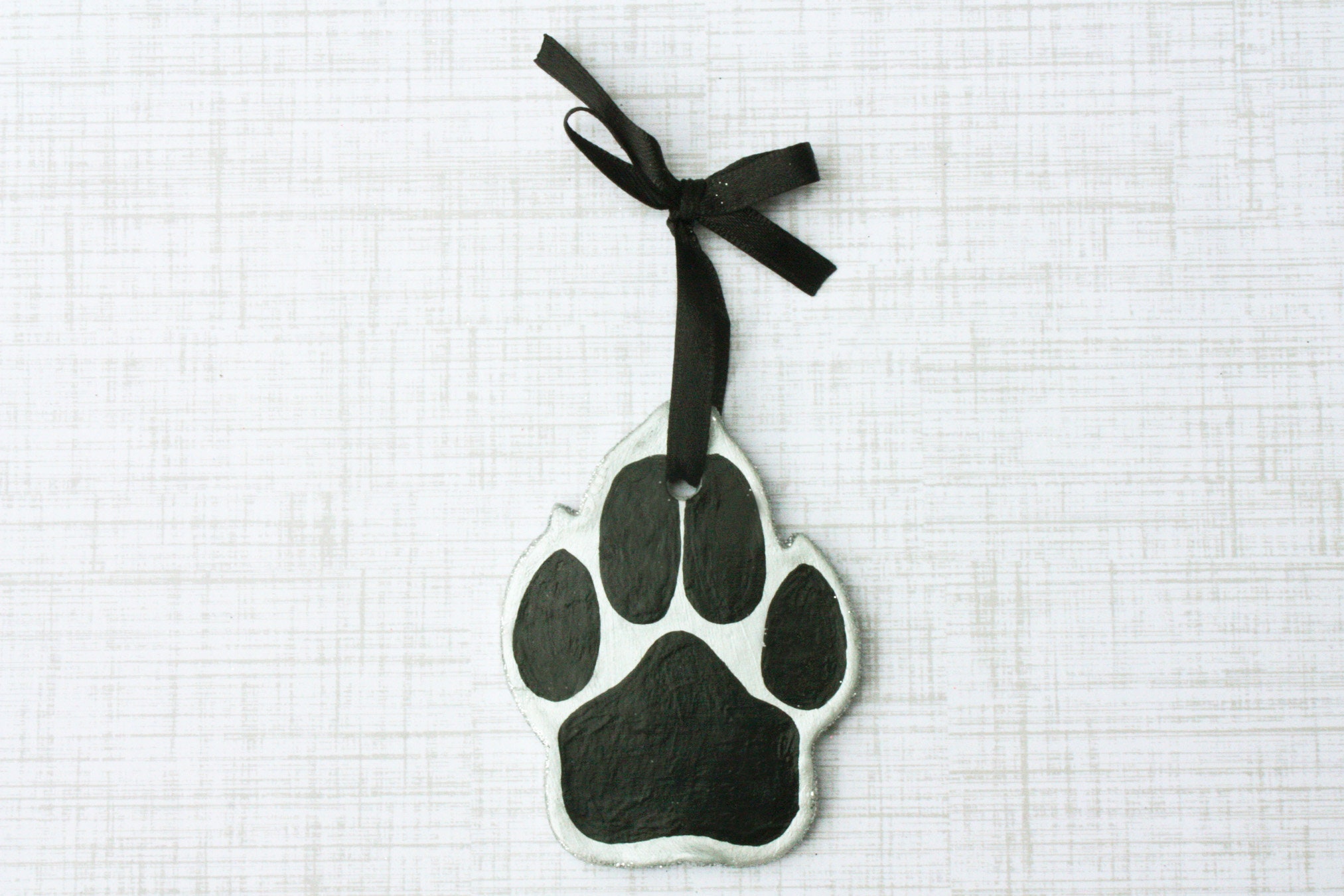 Personalized Paw Print Ornament Dog Paw Print Cat Paw Print - Etsy