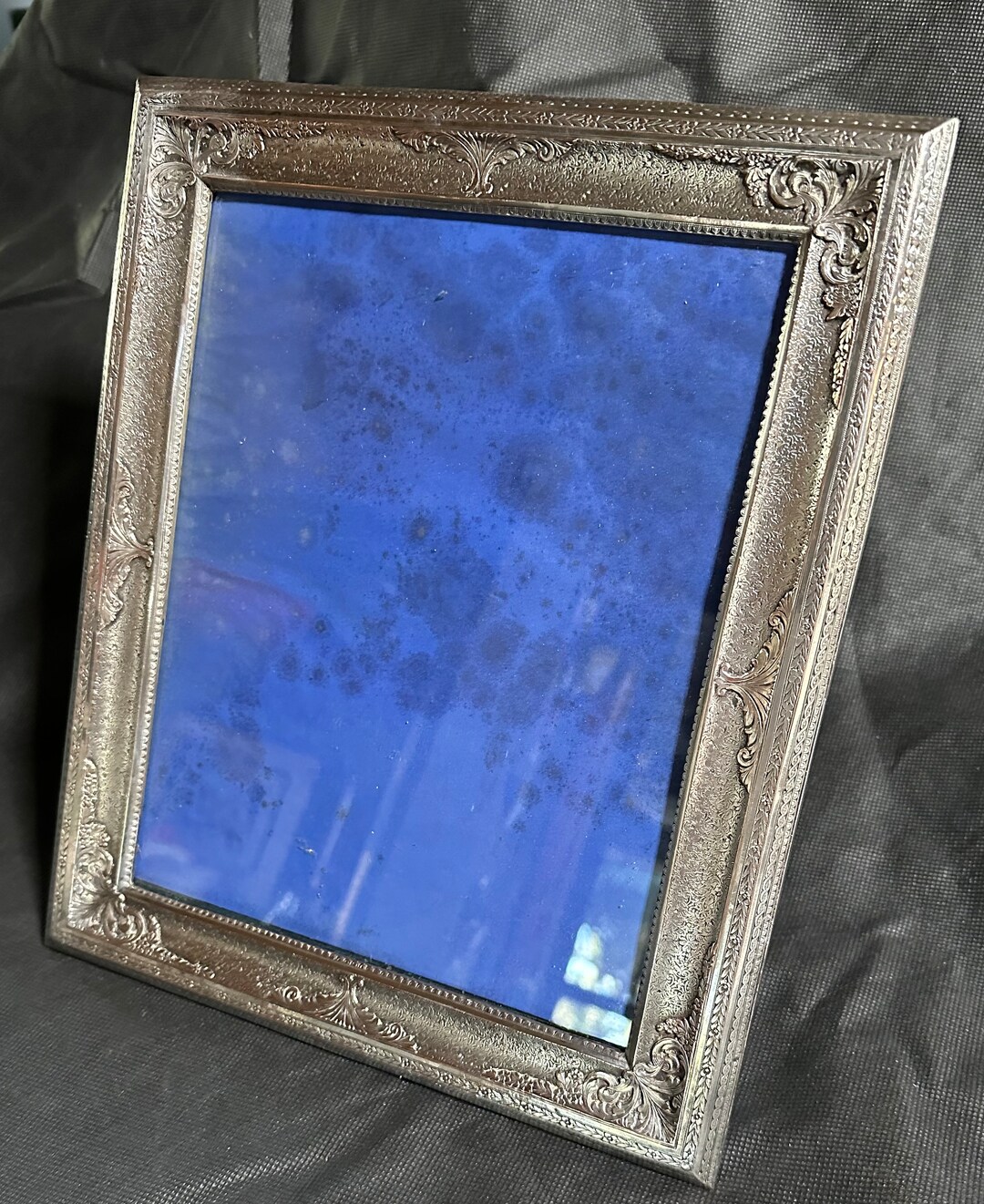 Hallmarked Large Silver-plate Frame Circa 1940 - Etsy