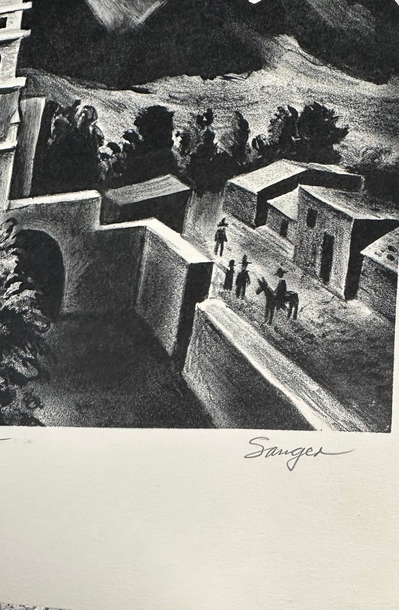 WPA 1930's Isaac Jacob Sanger Block Print of 35 Total Made - Etsy