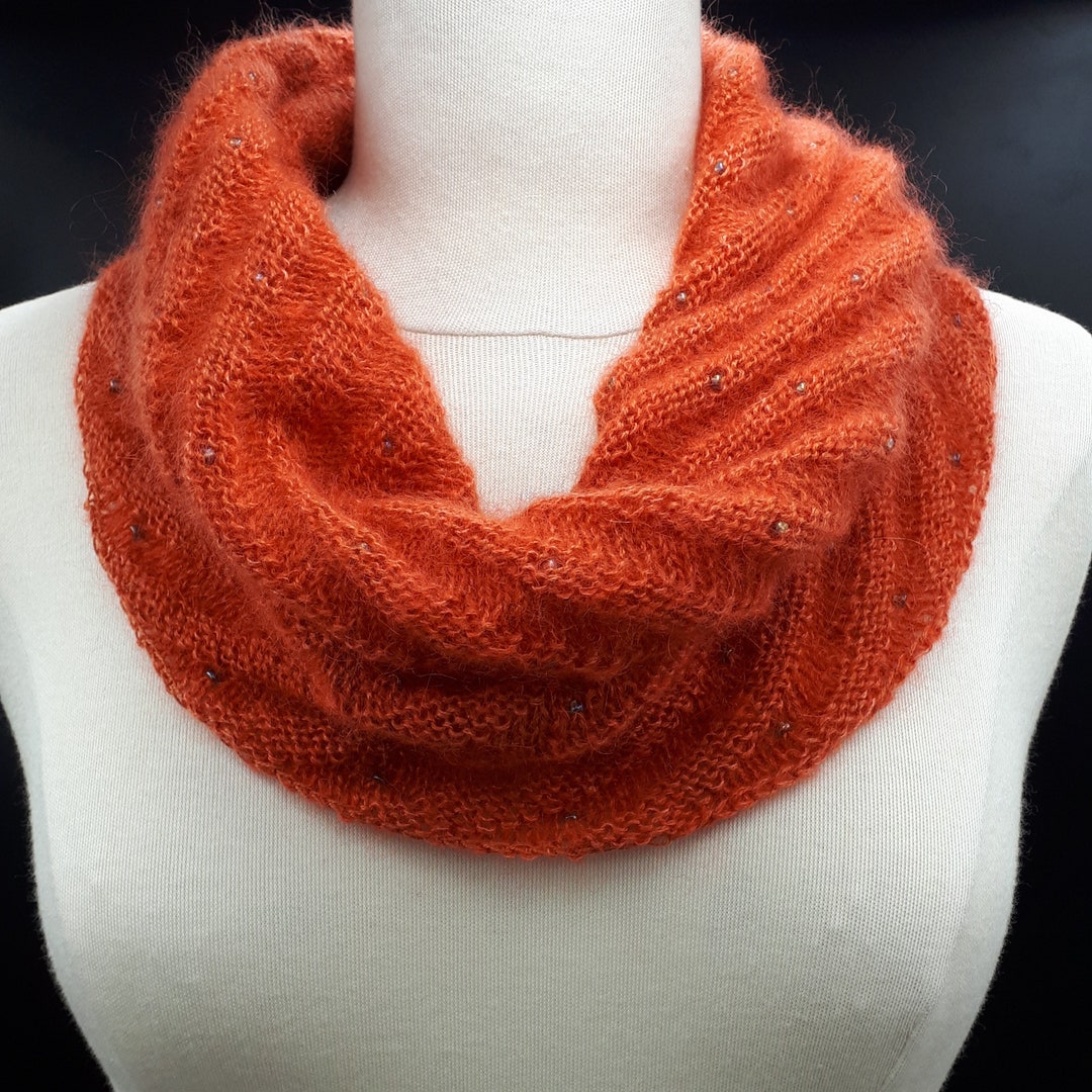 Knitting Pattern for 'tortuga Cowl' a Light Weight Cowl in Silky Kid ...