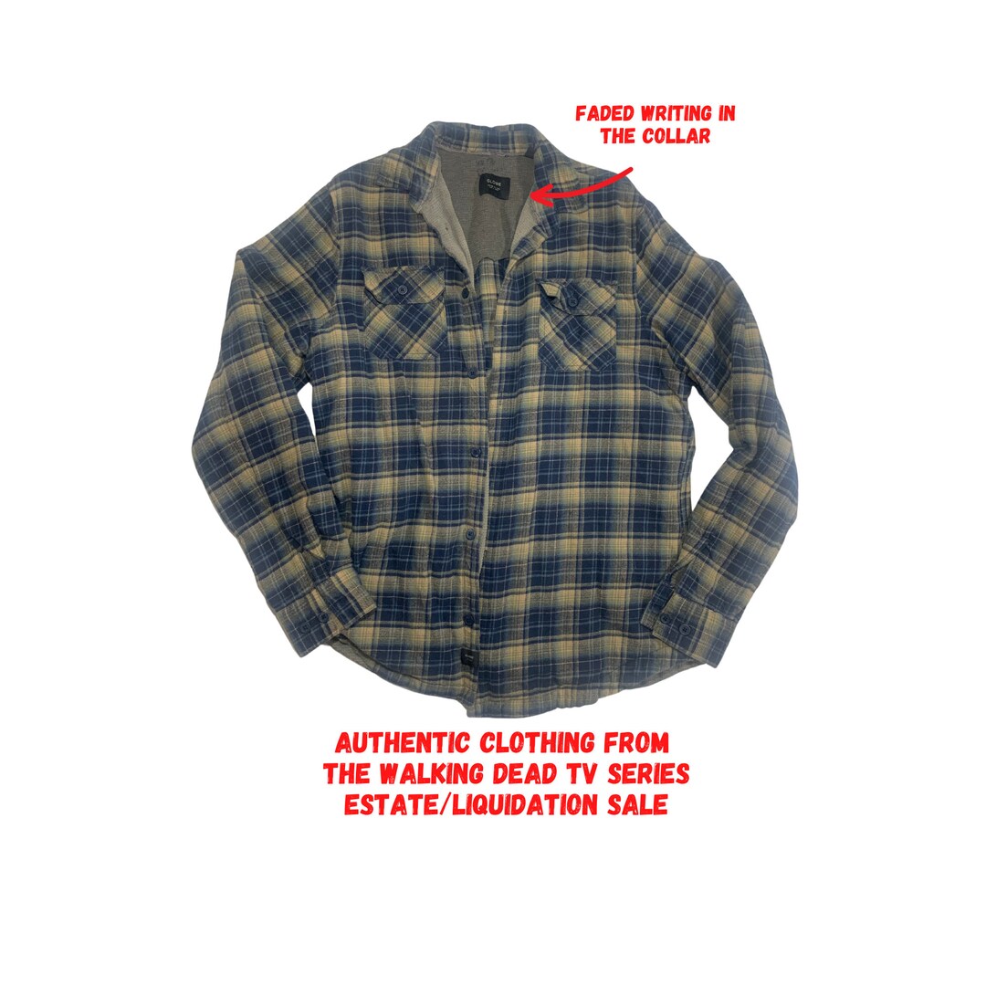 Own A Piece of TWD Lined Flannel Shirt Direct From the - Etsy