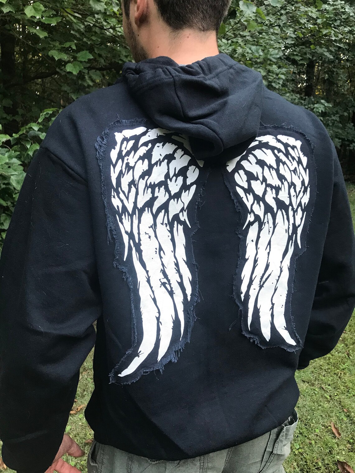 The Walking Dead Daryl Dixon Inspired Angel Wings Jacket - Etsy