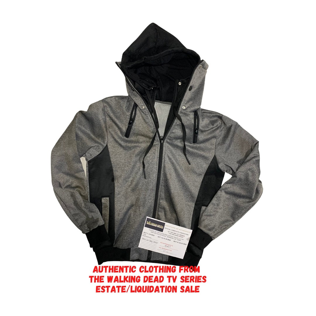 Own A Piece of TWD Distressed Hoodie/jacket From the Walking Dead ...