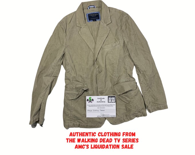 Own A Piece of TWD TV Series Beige Corduroy Jacket Direct From the ...