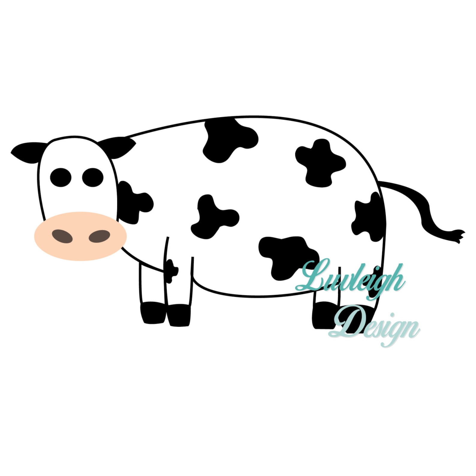 Cow Farm Barn Country Animal Clipart Download Vector File - SVG • Jpeg ...