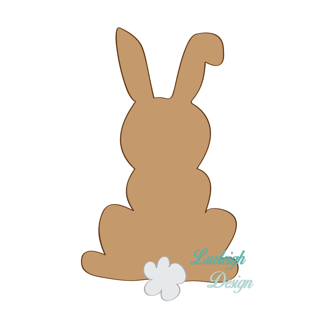 Bunny Rabbit Behind Clipart Download Vector File - SVG • Jpeg • Pdf ...