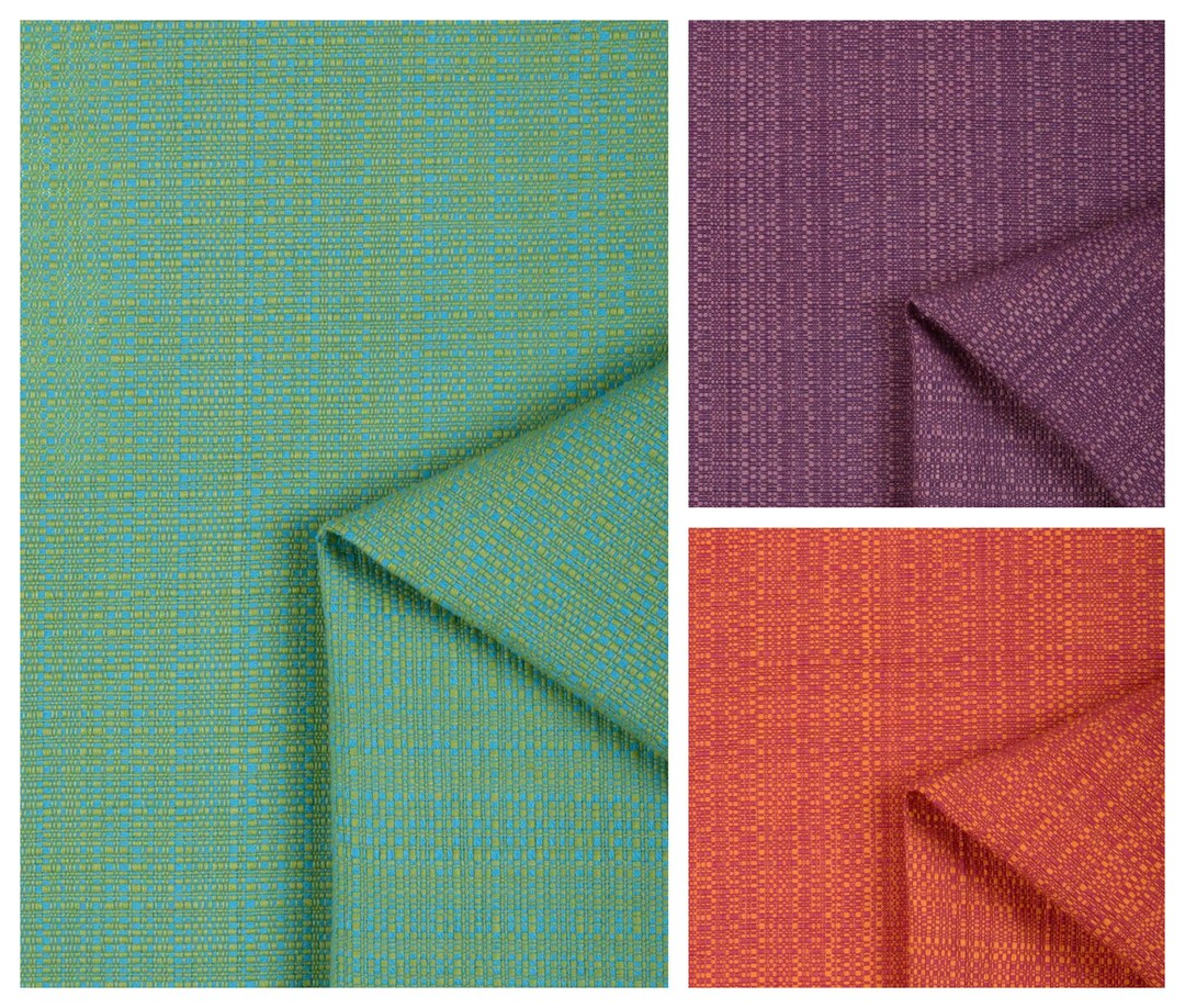Two-tone Cotton Fabric by the Yard. 4 Colors. Multipurpose Fabric for ...