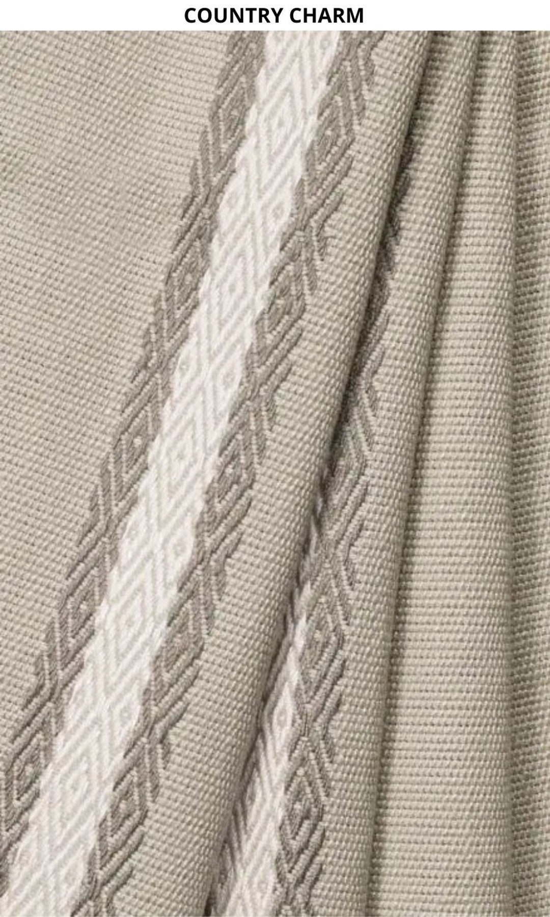 Grey-beige Striped Roman Shades. Custom Size Cotton Window Blinds for ...