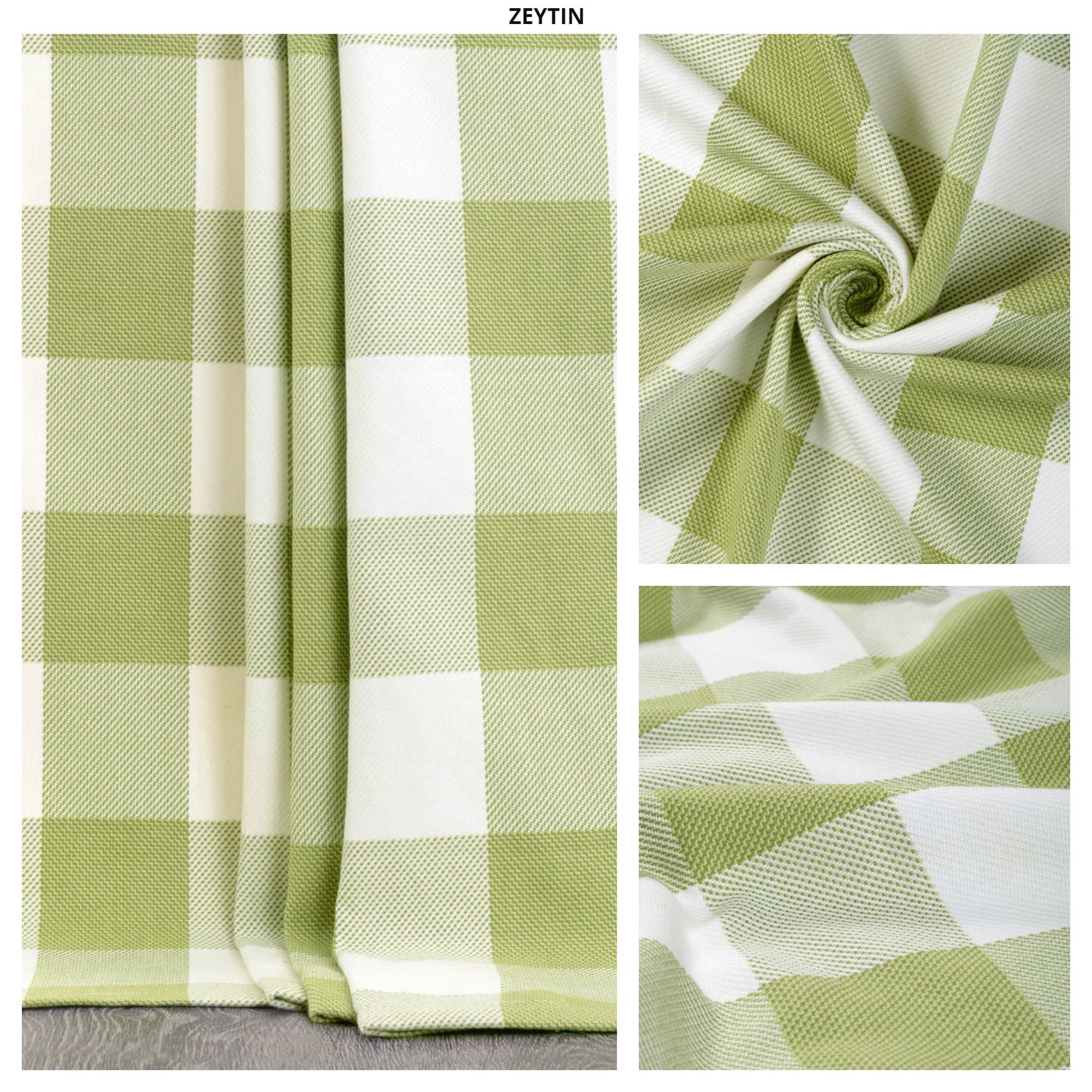 7 Colors. Buffalo Check Roman Shades. Custom Plaid Window Blinds for ...
