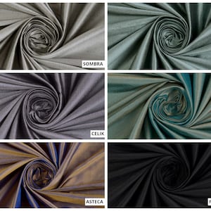 53 Colors. Shantung Silk Fabric by the Yard. Multipurpose Fabric for ...