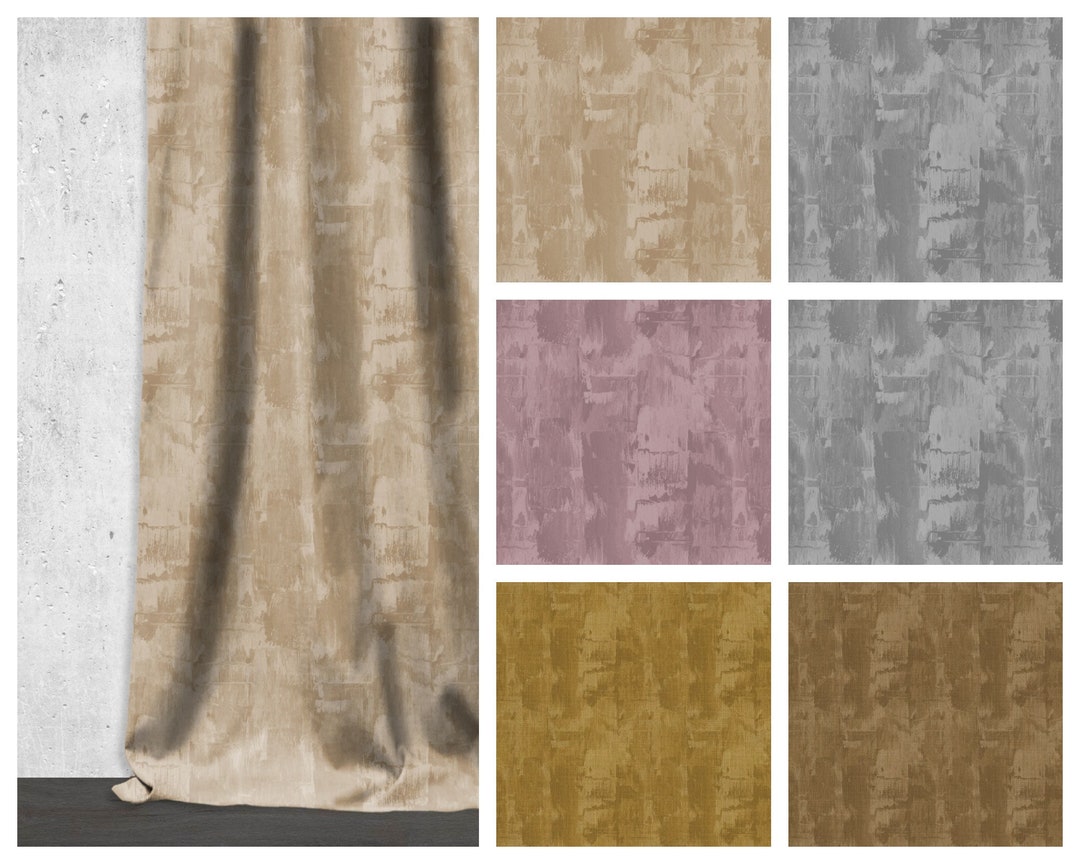 Dim-out Fabric by the Yard. 6 Colors. Soft Thermal Fabric for Room ...