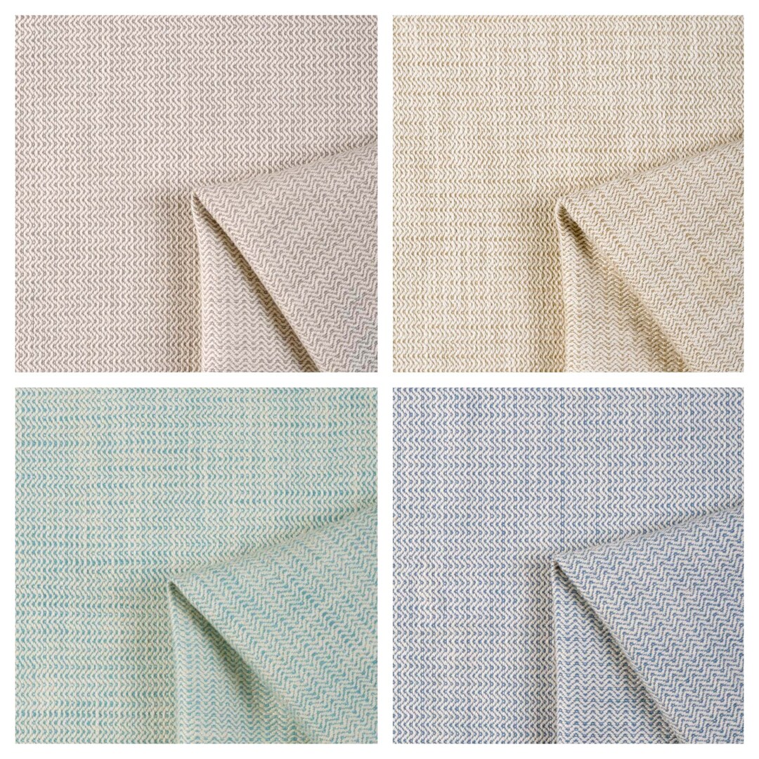 4 Colors. Textured Roman Shades. Custom Cotton Window Blinds for Living ...