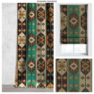 Kilim Print Fabric by the Yard. 6 Options. Multipurpose Usage for ...