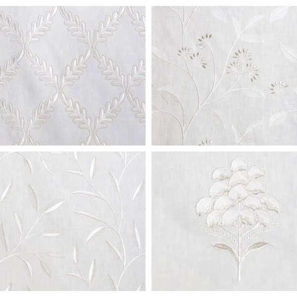 Embroidered Curtains - Etsy