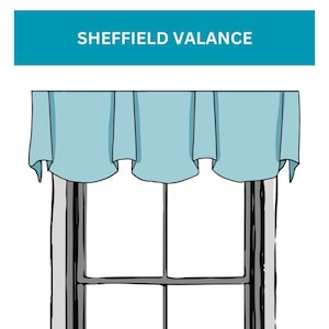 Board Mounted Sheffield Valance. Custom Size Window Valance. Pick Any ...