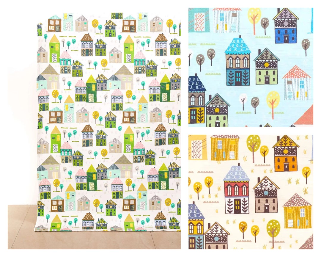 Cartoon Theme Fabric by the Yard for Baby/ Kids' Room. Multipurpose ...