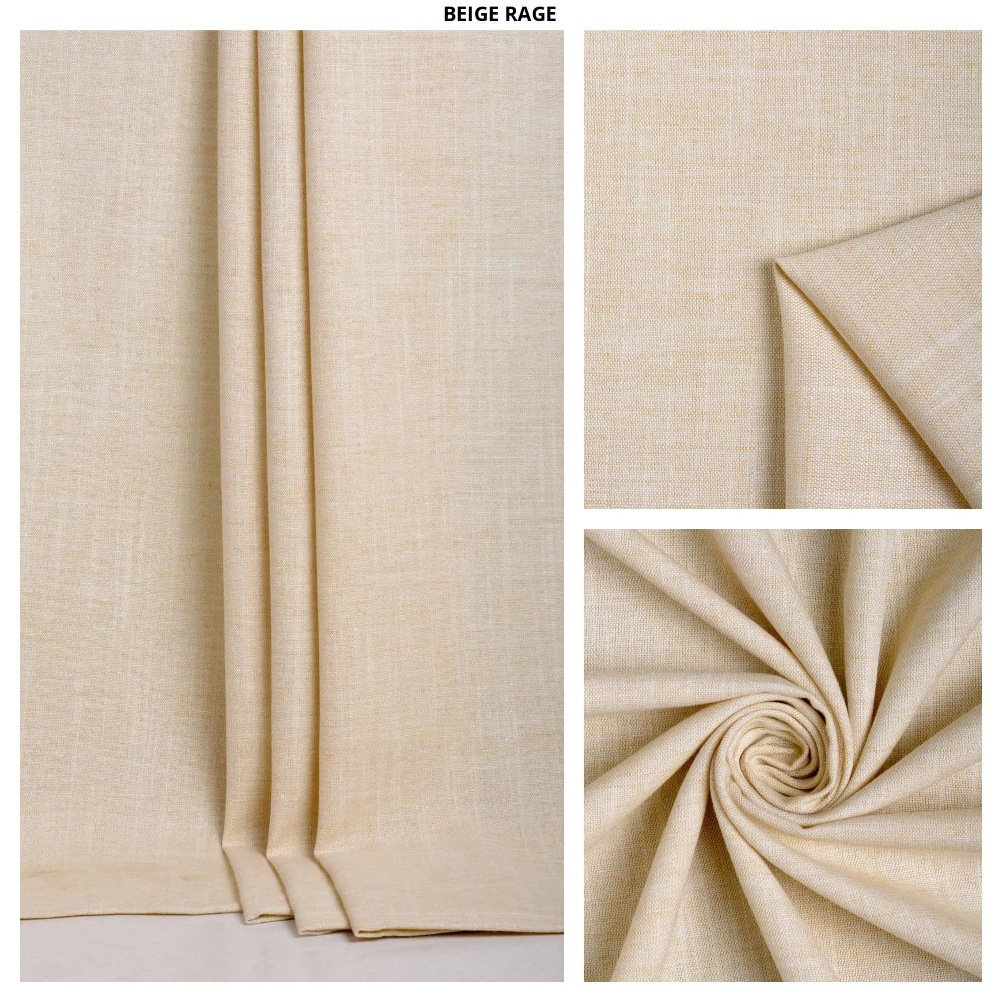 6 Neutral Color Fabric by the Yard. Multipurpose Fabric for Window ...
