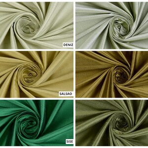 53 Colors. Shantung Silk Fabric by the Yard. Multipurpose Fabric for ...