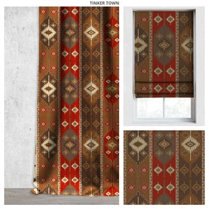 Kilim Print Fabric by the Yard. 6 Options. Multipurpose Usage for ...