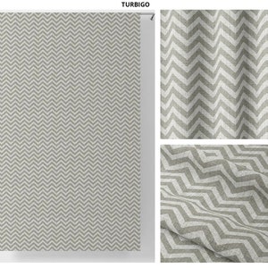 Modern Chevron Print Fabric by the Yard. 8 Colors. Multipurpose Fabric ...