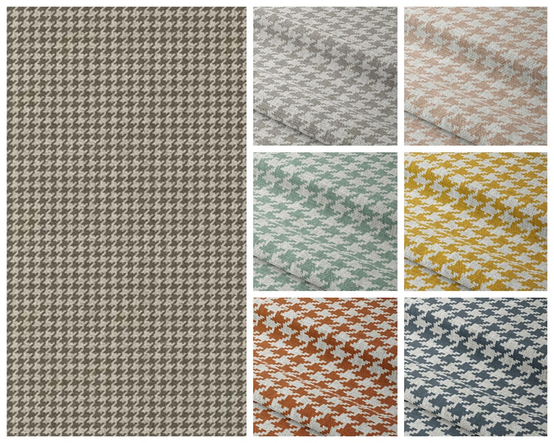 9 Colors. Houndstooth/ Checkered Roman Shades. Custom Size Window ...