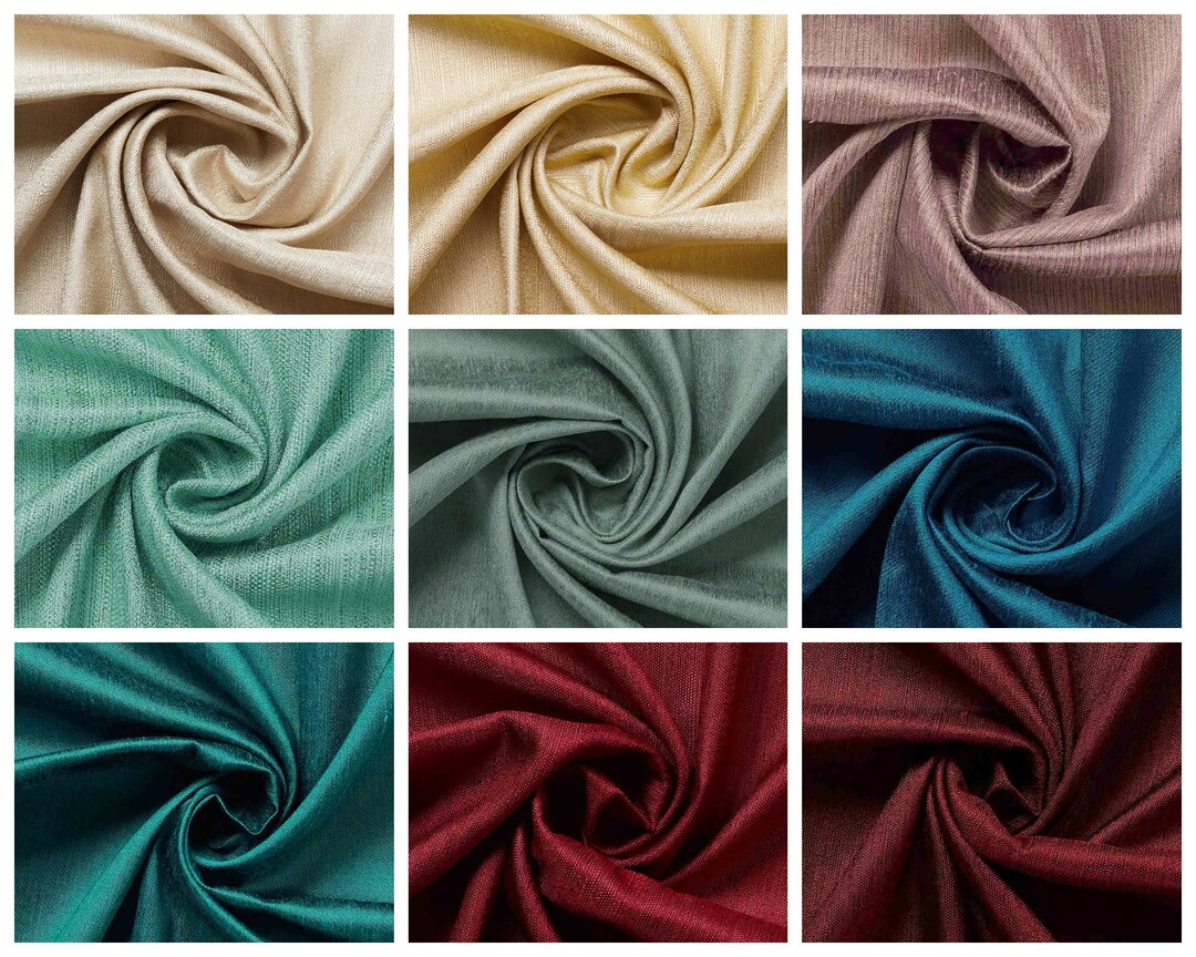 Faux Silk Roman Shades, 8 Colors. Custom Window Blinds for Living ...