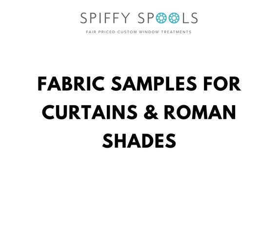 Fabric Samples. Perfect for Custom Window Treatments for - Etsy
