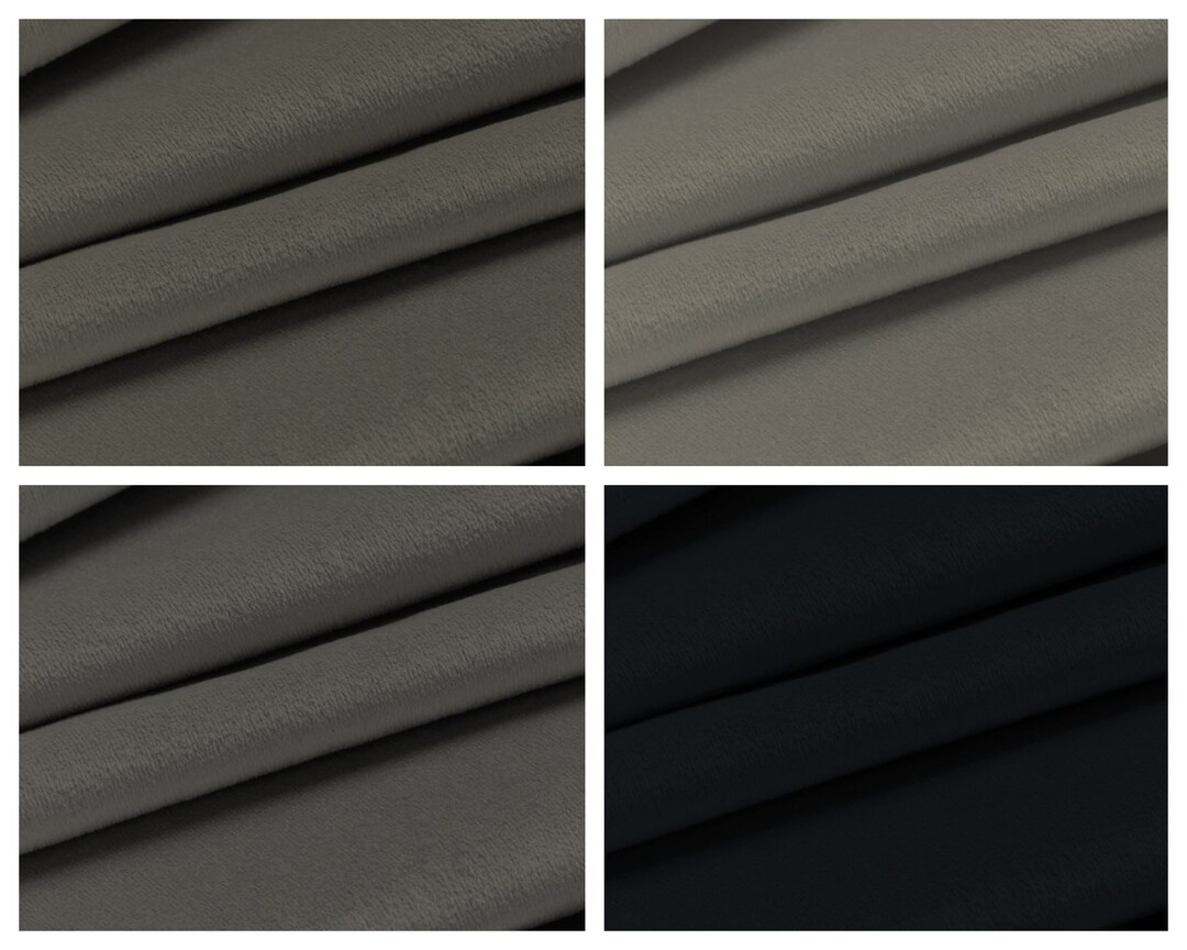 Velvet Roman Shades. 5 Colors. Gray, Black. 3 Fold Styles. Custom ...