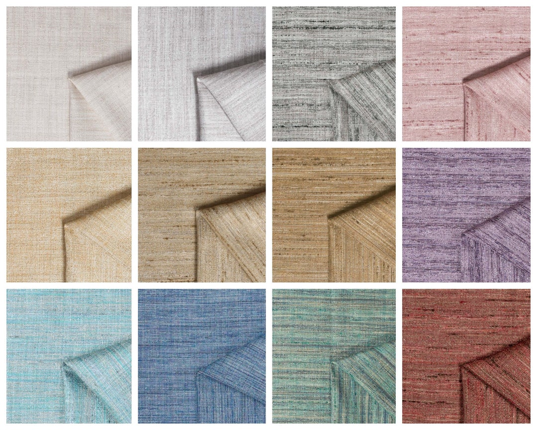 13 Colors. Faux Silk Roman Shades. Custom Window Blinds for Living ...
