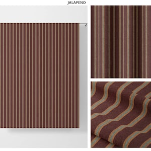 Ticking Stripe Curtains. 6 Colors. Custom Window Drapes for Living ...