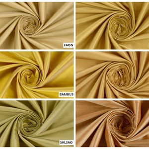 53 Colors. Shantung Silk Fabric by the Yard. Multipurpose Fabric for ...