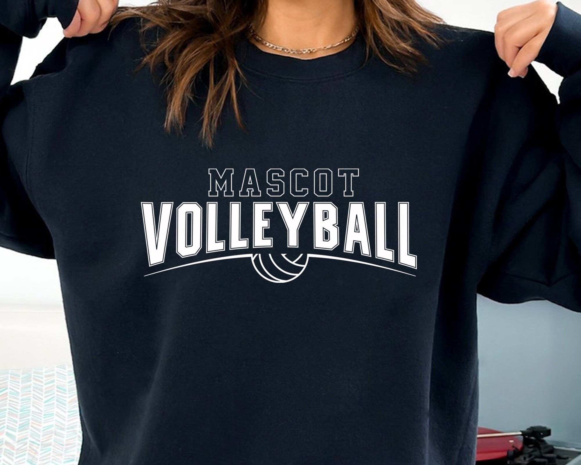 Volleyball Mascot Svg, Volleyball Svg, Digital Download, Varsity Letter ...