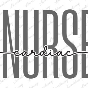 Cardiac Nurse Svg Nurse Life Svg Digital Download Nurse - Etsy