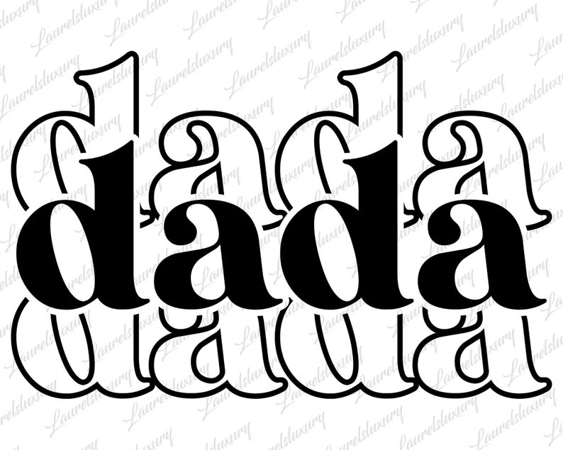 Dada Svg Digital Downloads Stacked Svg Dad Life Svg - Etsy