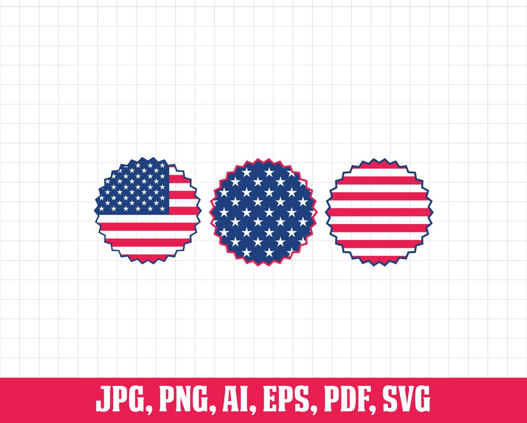 American Flag Circle Svg Distressed Flag Svg Fourth of July - Etsy Ireland