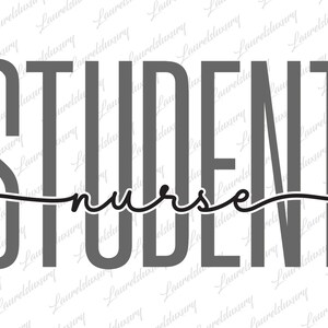 Student Nurse Svg Medical Svg Digital Download Nurse Svg - Etsy