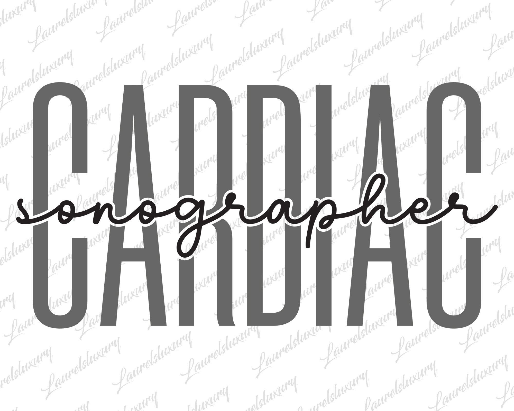 Cardiac Sonographer Svg Medical Svg Digital Download Nurse - Etsy Australia