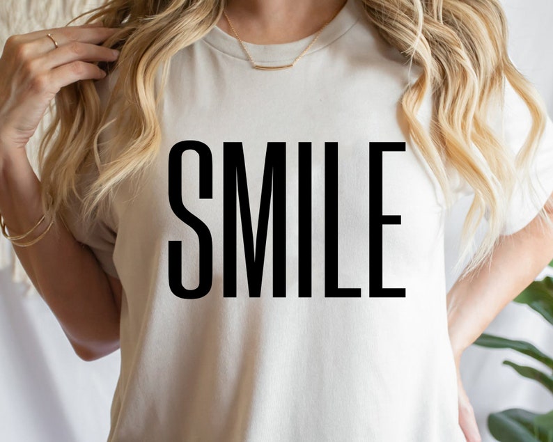 Smile Svg Positive Svg Digital Download Be Happy Svg - Etsy