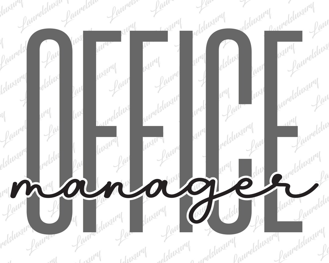 Office Manager Svg, Digital Download, Office Professional Svg ...