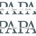 Papa Svg, Father's Day Svg, Split Name Frame Svg, Father Svg ...